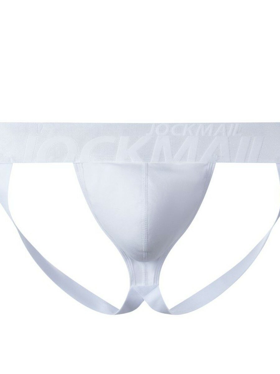 Трусы джоки JOCKMAIL JM4026-1, мужские, белые, хлопок/эластан, размер M(46)