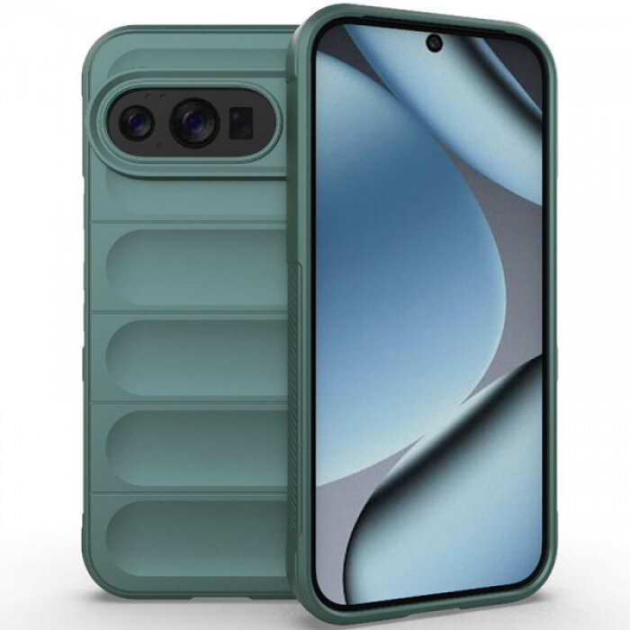 Flex Silicone Противоударный чехол для Google Pixel 10 / 10 Pro с защитой камеры и микрофиброй