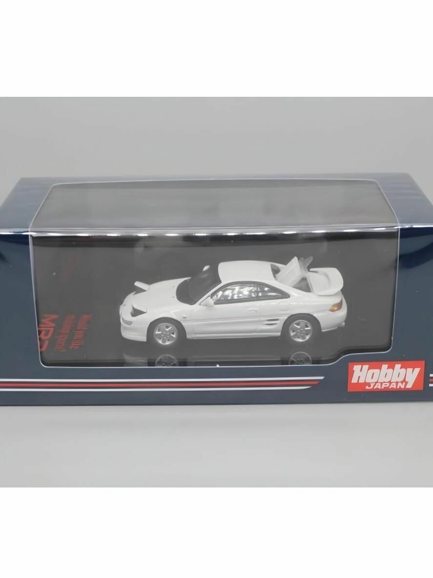 Машинка Hobby Japan 1/64 Toyota MR2 SW20 Bright Light Edition GT-S White Lamp Version HW Die-cast Alloy Car Model Collection Toy Gift