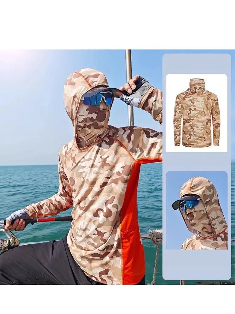 Джерси для рыбалки/Быстросохнущий дышащий рыболовный костюм для защиты от солнца