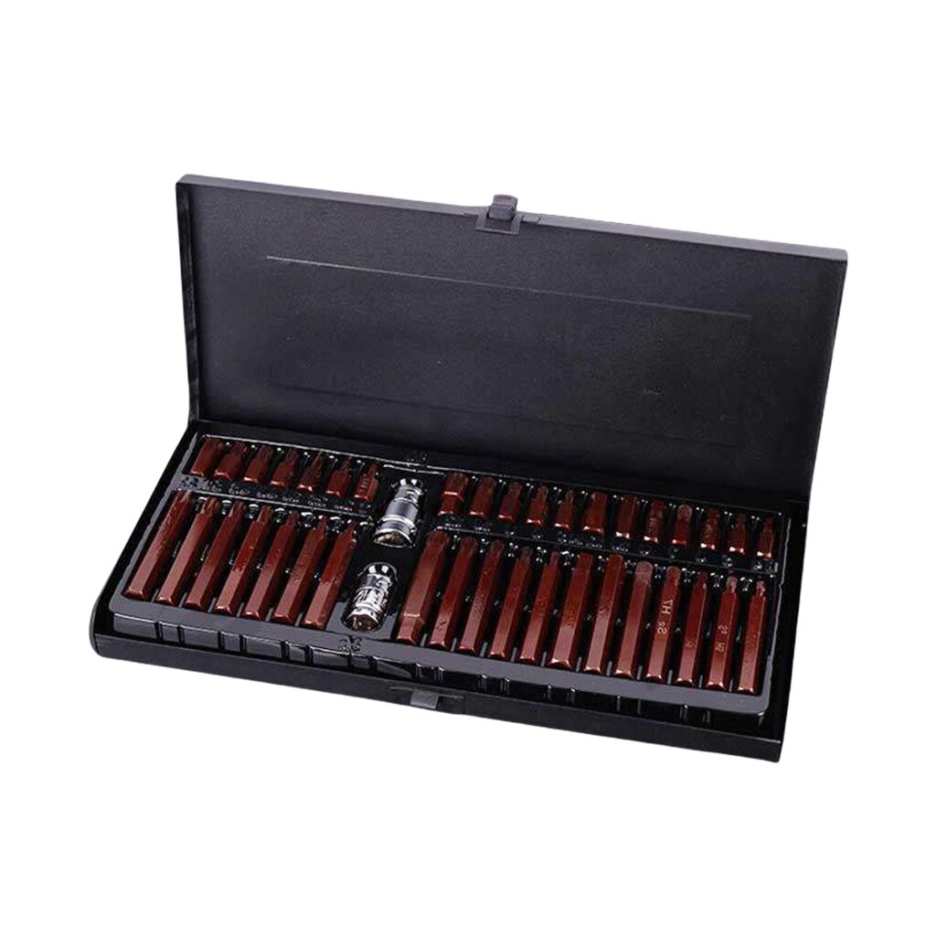 Набор шестигранных ключей star batch из 40 частей-пластиковая коробка из 40 частей, бронза