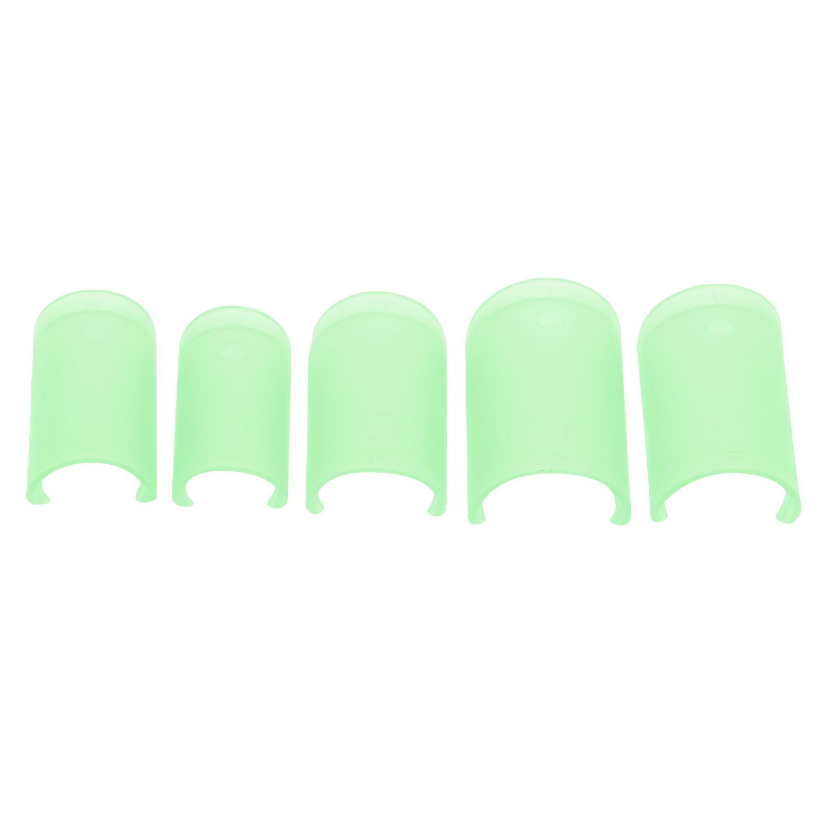 5Pcs Flute Membrane Protector ABS Traditional Chinese Instrument Accessories DM‑01Green