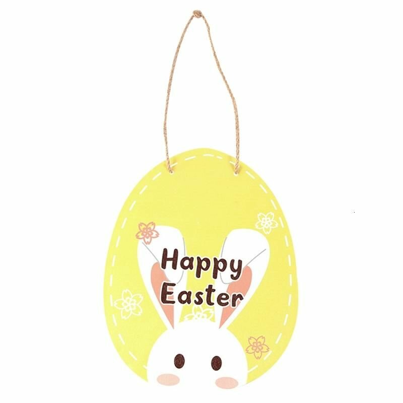 Пасхальный Креативный Кулон В Виде Яйца-Желтый Кролик
