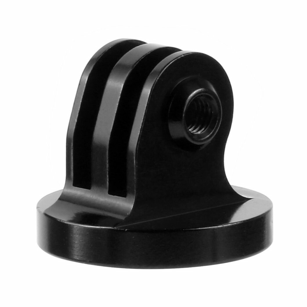 Металлический переходник для GoPro с резьбой 1/4 (F) (Черный)