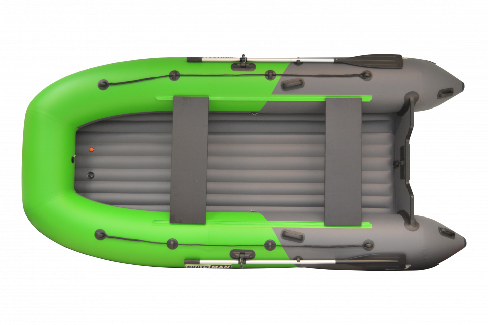 Boatsman НДНД лодка BT380A (графитово-салатовый)