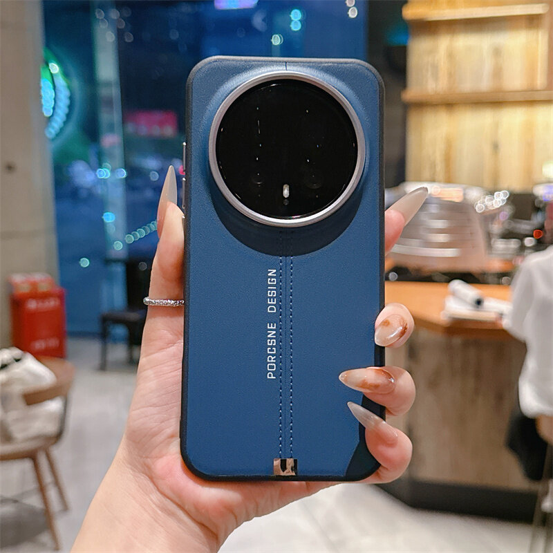 Чехол Для Honor Magic 8 Pro / Хонор Магик 8 Про, soft touch, чехол-кардиомонитор, искусственная кожа, поликарбонат (PC), защита камеры, ударопрочный, усиленные углы, Honor, Honor Magic 8 Pro, blue,