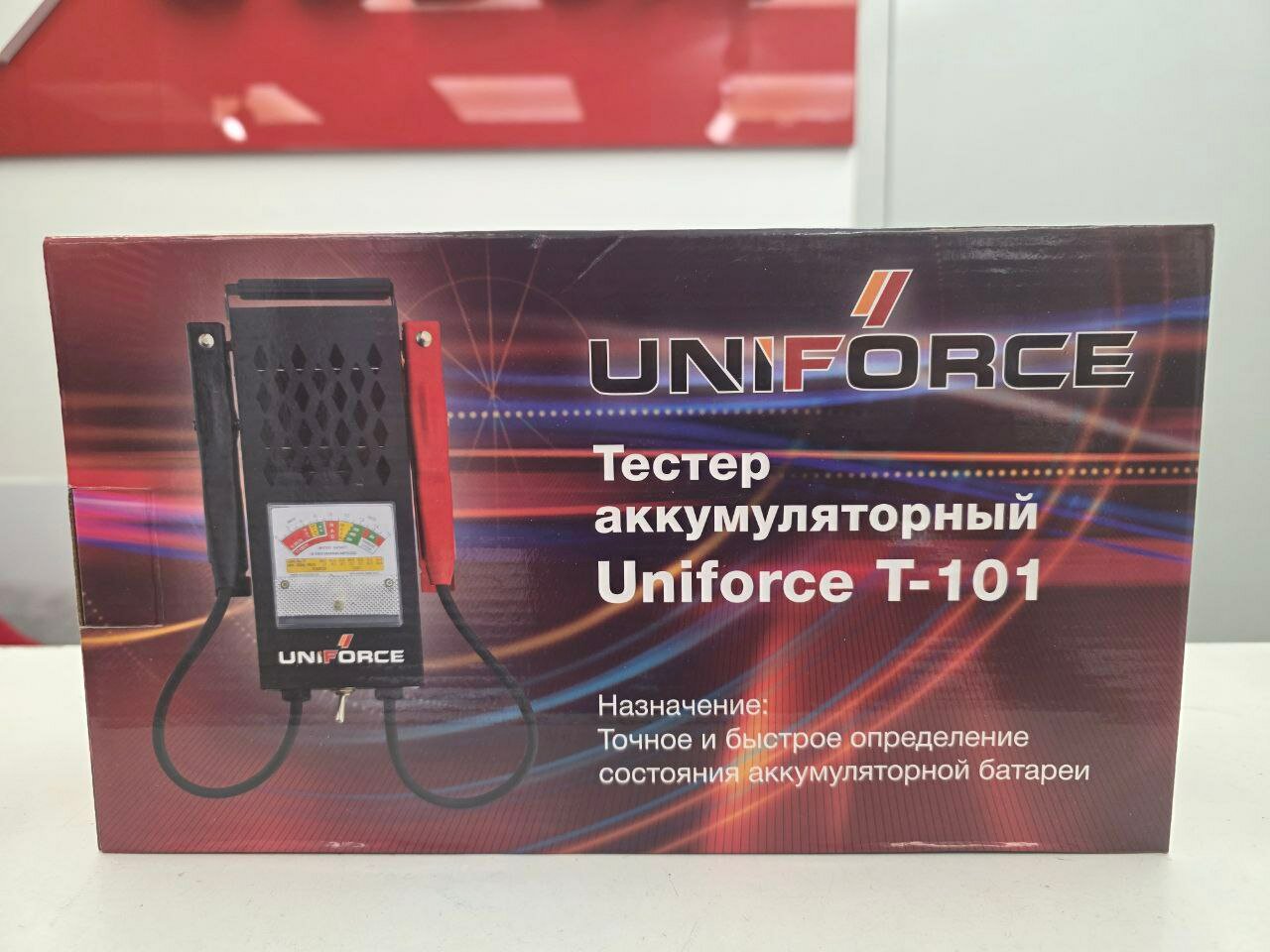 Тестер аккумуляторный Uniforce T-101, диагностический, аналоговый
