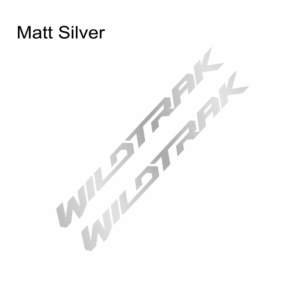 Наклейка Wildtrak Matt Silver для Ford Ranger