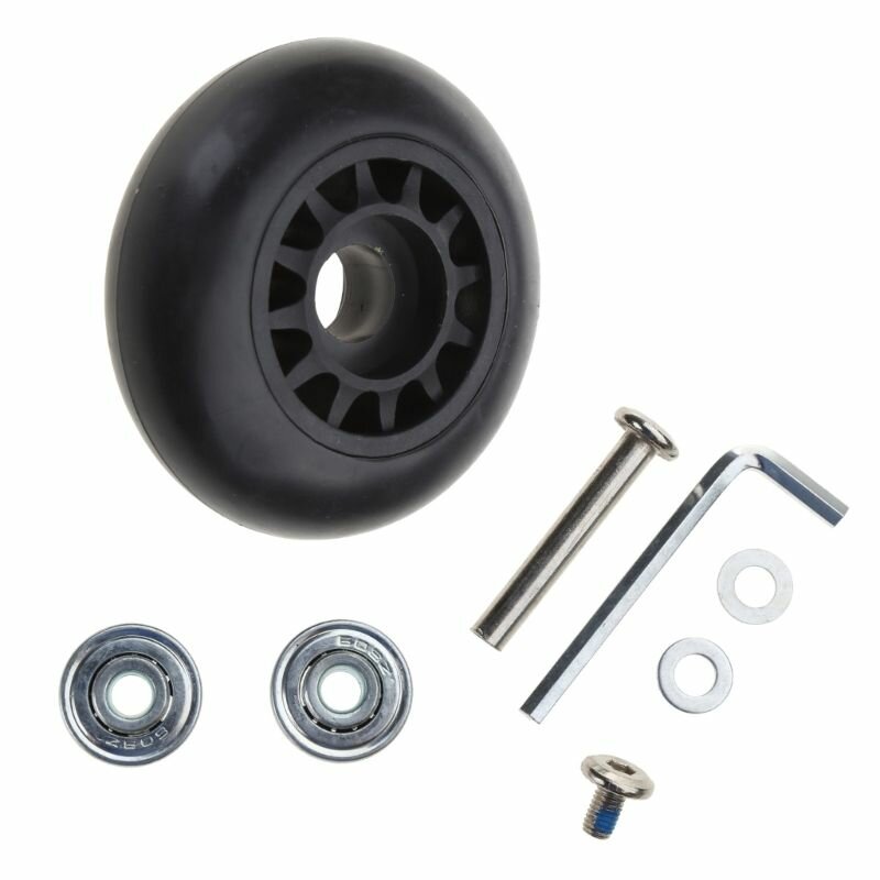 (1 шт.) Багажное бесшумное колесо - пвх67мм28мм