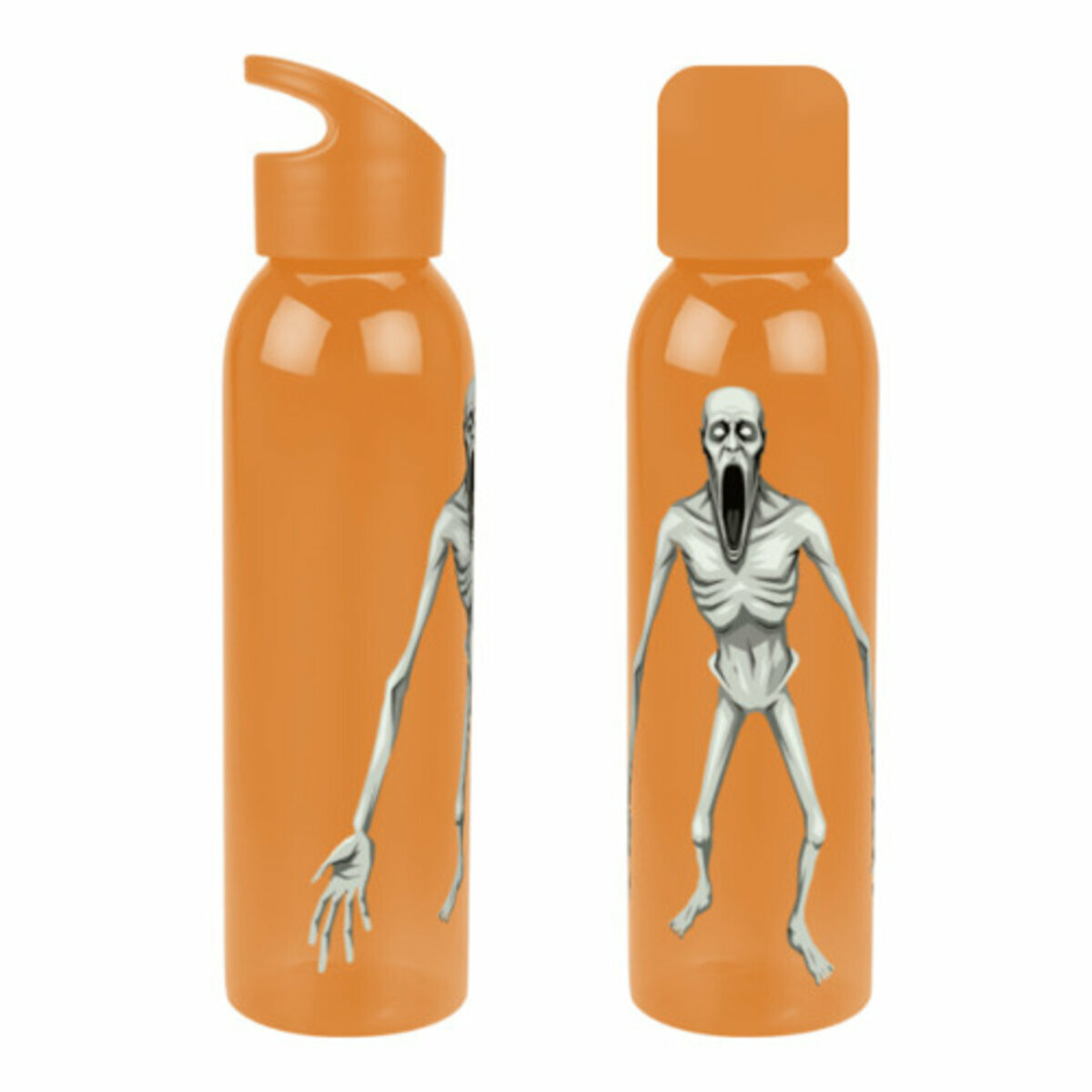 Бутылка для воды «Скромник scp 096 SCP Foundation» (оранжевый)