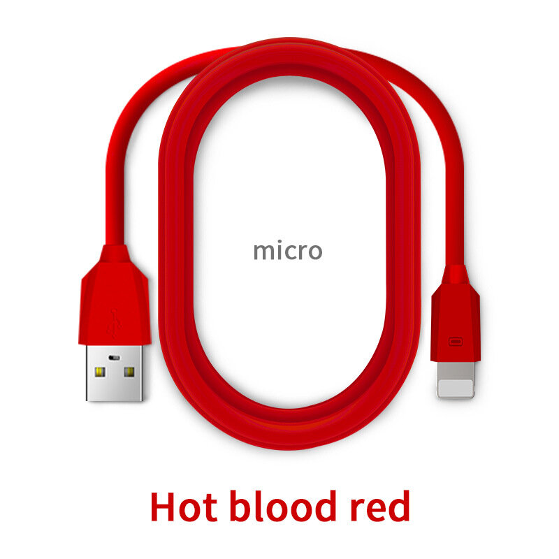 1 метр красный Micro USB кабель для Android телефонов, быстрая зарядка, длина 1 метр, универсальная совместимость