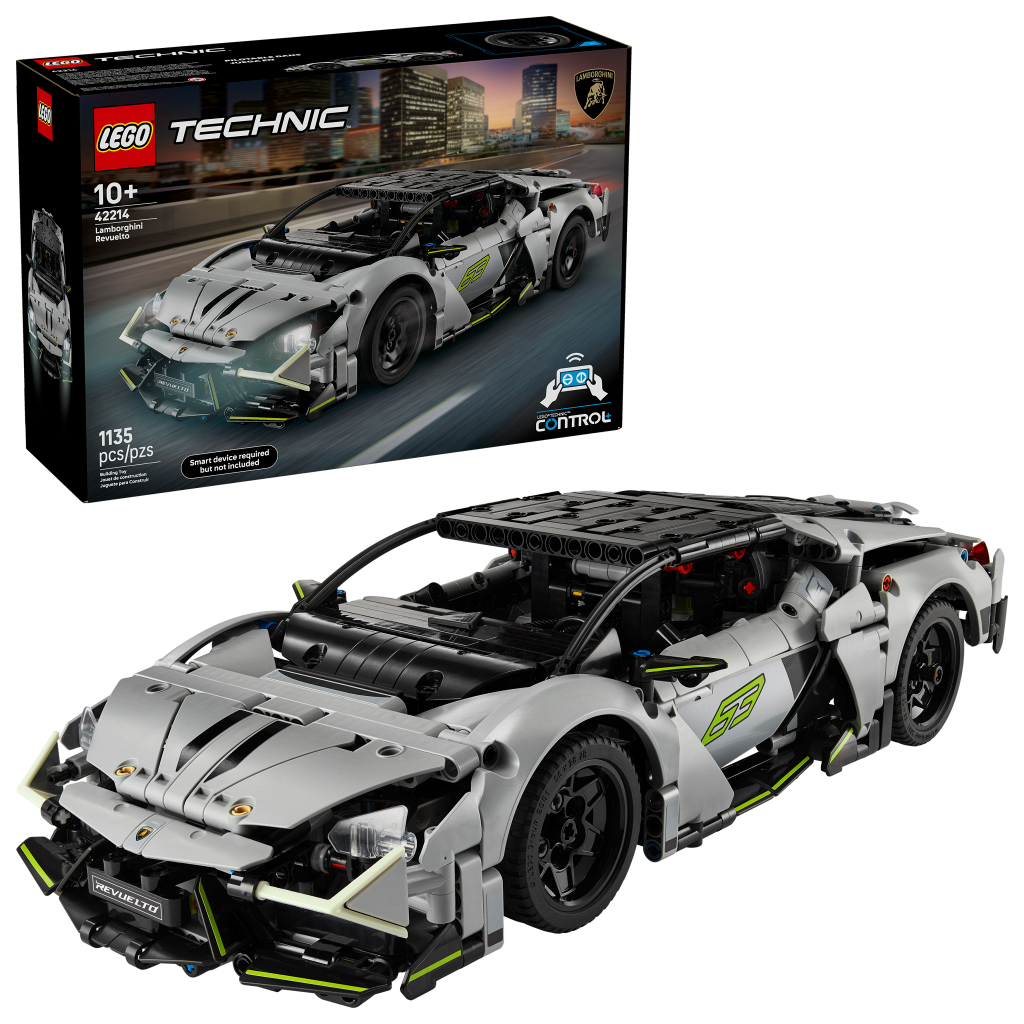 Конструктор LEGO Technic Lamborghini Revuelto 42214, 1135 деталей, от 10 лет