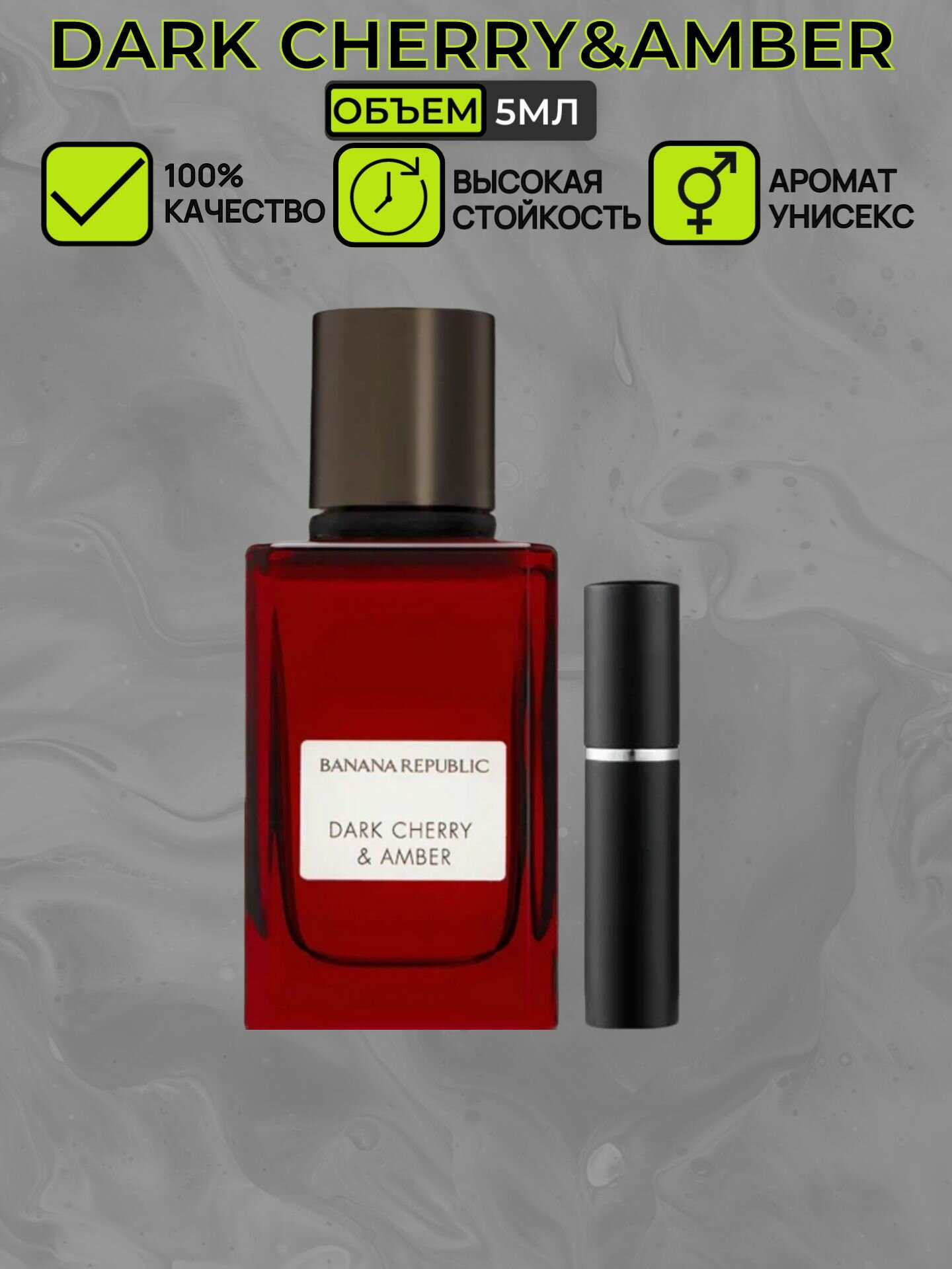 Banana repablic dark cherry&amber духи женские, мужские, с вишней 2 мл