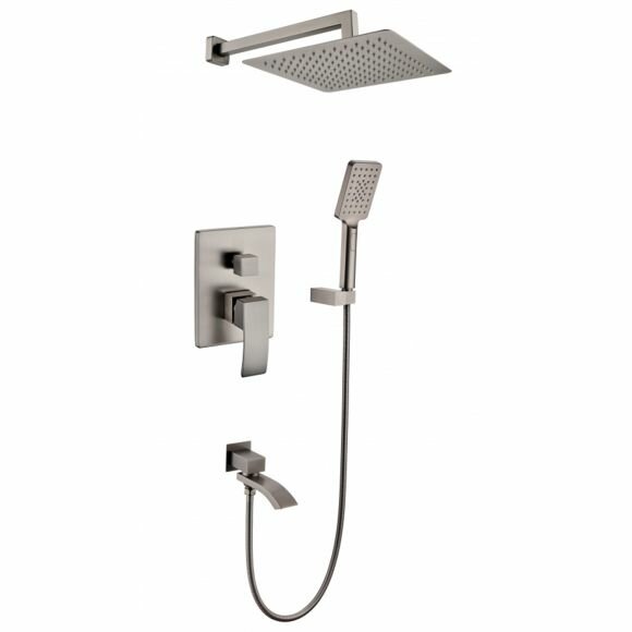 Душ. Душевая система встроенного монтажа RIMERO RM2411BG (Графит)