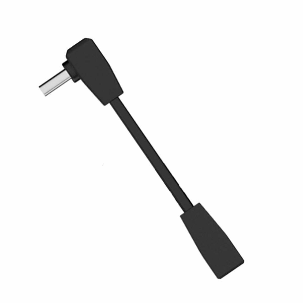 Гибкий трехмерный кабель мощностью 240 Вт от мужчины к женщине-черный