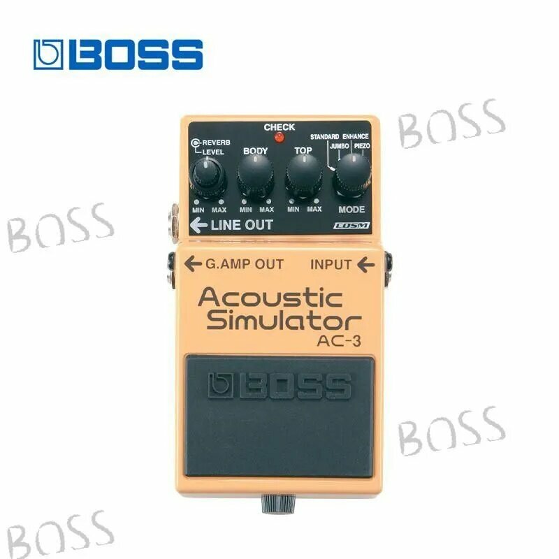 BOSS AC-3 Педаль громкости для электрогитары BOSS AC-3 педаль с низким импедансом