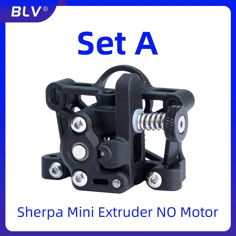 BLV Sherpa MINI Экструдер, Set A, Черный, NO Motor