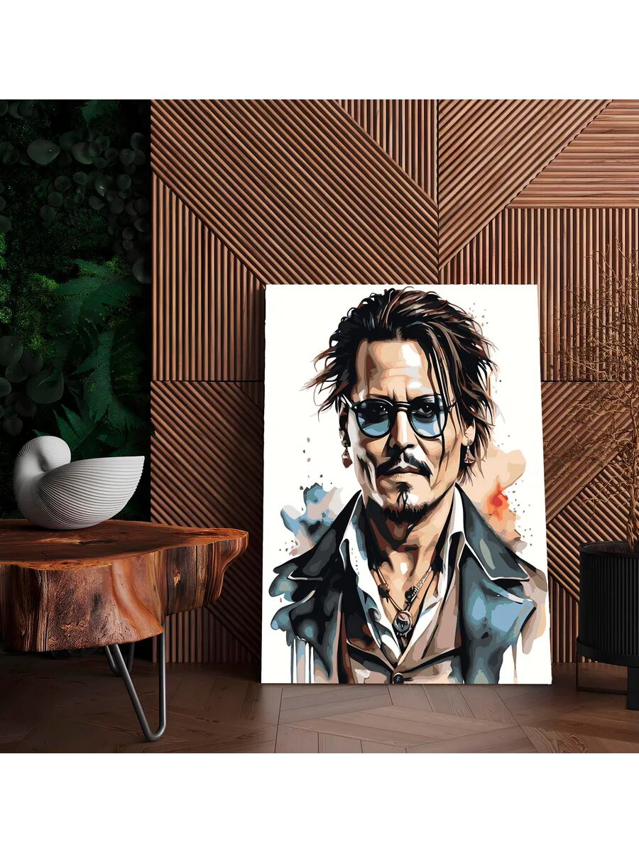 Картина по номерам Джонни-Депп