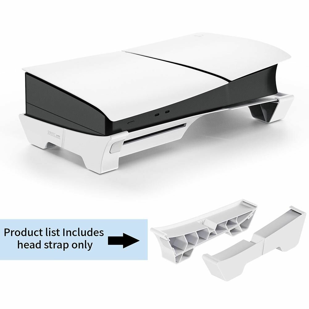 Крепление для PlayStation 5 Slim, обеспечивает вентиляцию, белого цвета