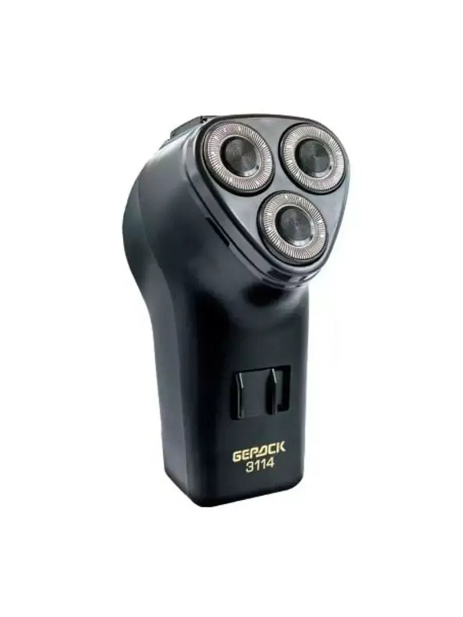 Электробритва "Бердск" 3114, роторная, сухая, с дорожным чехлом, чёрная