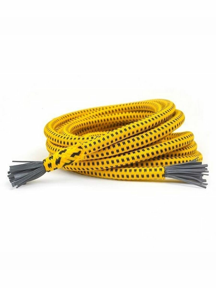 Шнур эластичный 10 мм 7 м, эспандерный, крепежный, желто-черный