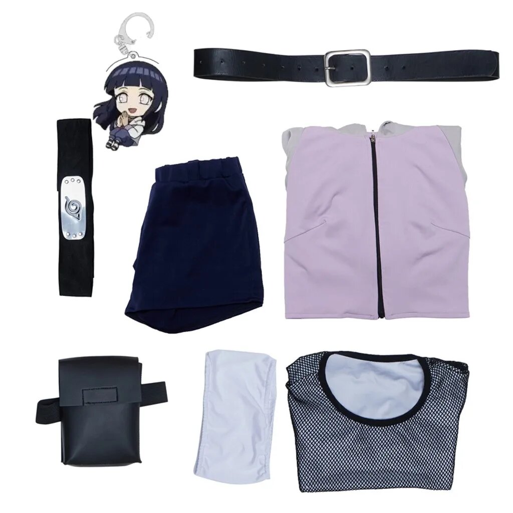 Косплей костюм Hinata Hyuga фиолетовый XXXL, Costume Only
