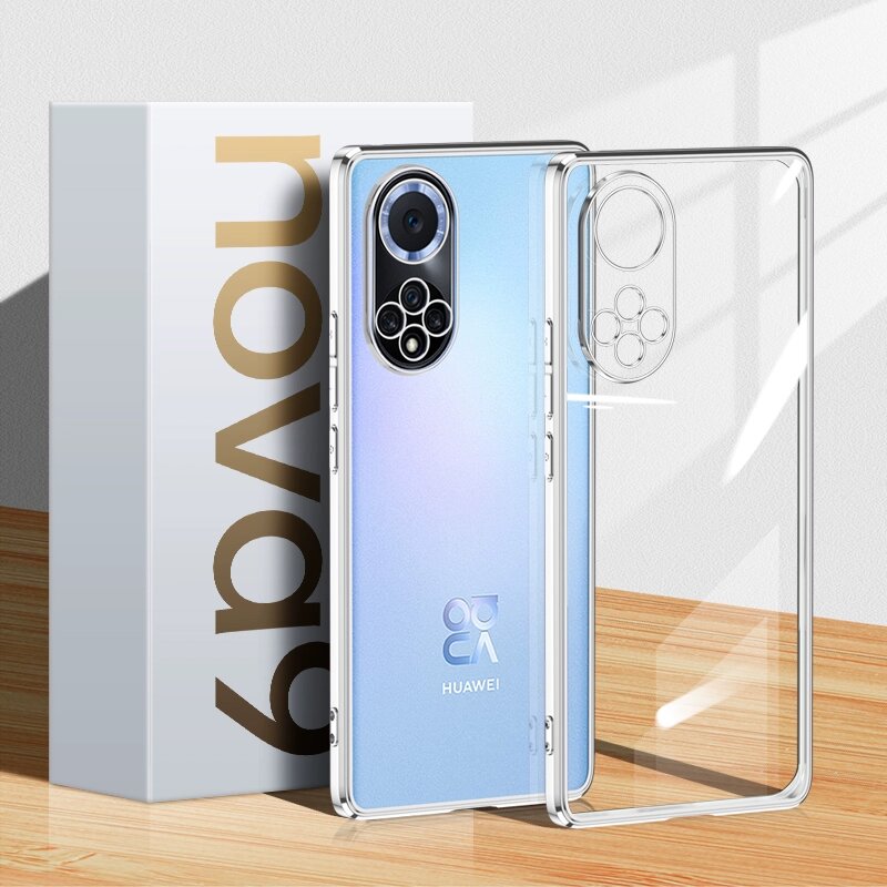 Прозрачный полный чехол для Huawei Nova 9, прозрачный, ударопрочный с воздушной подушкой по краю, не желтеющий