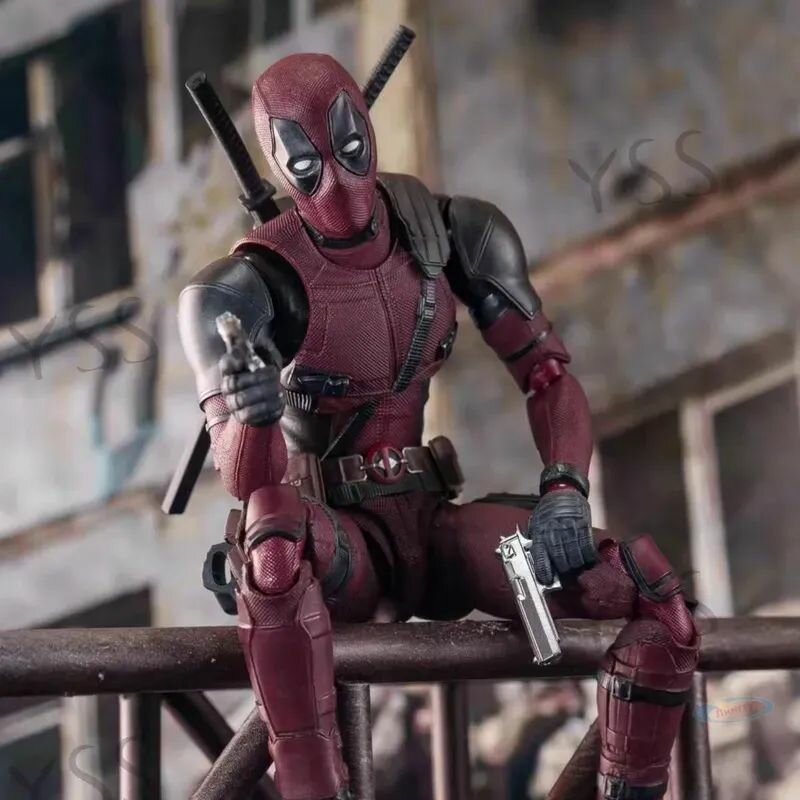 Marvel Universe DEADPOOL Дэдпул, шарнирная подвижная фигурка фигурка, Полный набор аксессуаров