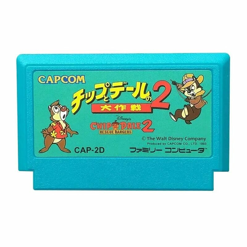 Chip 'n Dale: Rescue Rangers 2 - Игра 8-битный картридж Famicom - игровой картридж NES (8 bit, японская версия)