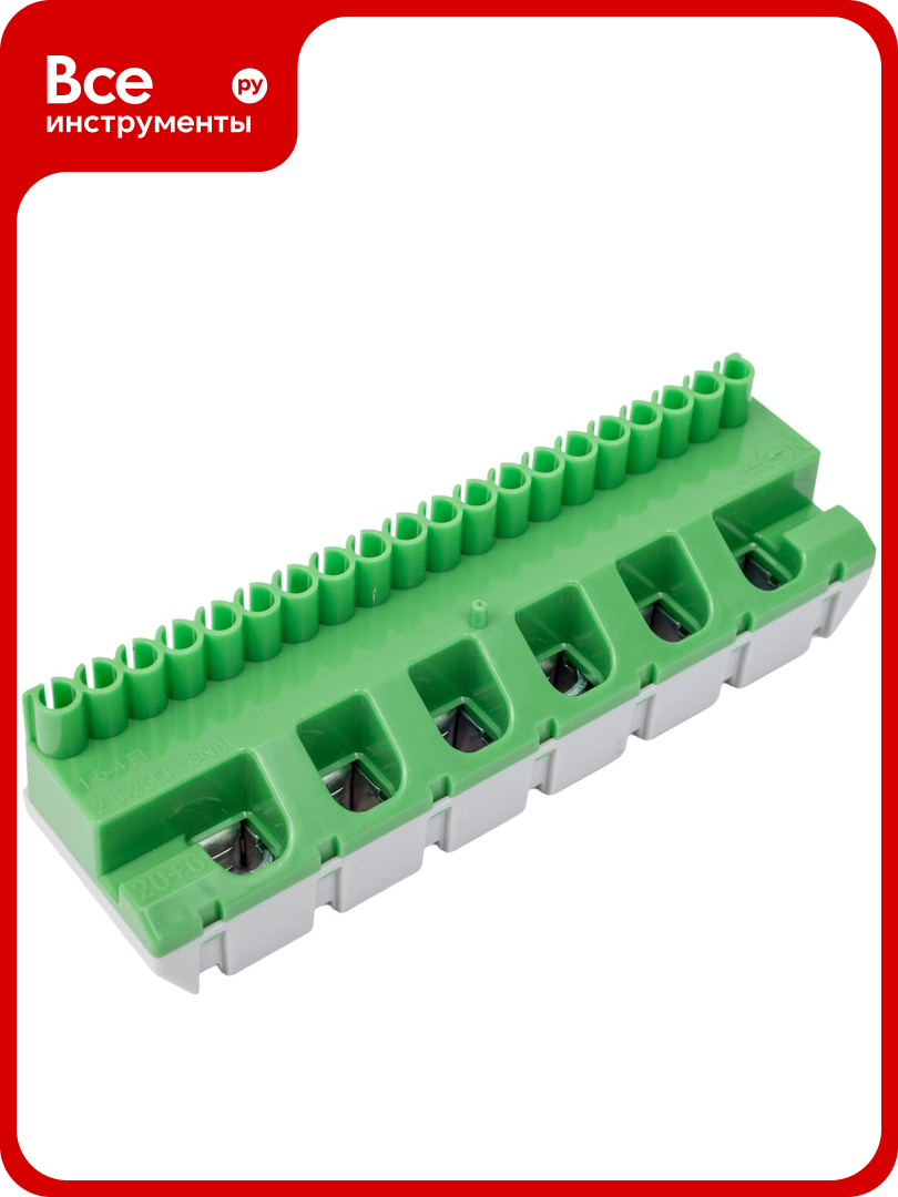 Самозажимной клеммник ABB, PE 20x4+6x25мм ZK206G 1SPE007715F9717