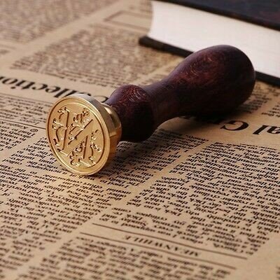 Превосходный штамп печать бронза воск из медь латунь с алфавитом буквы а з н