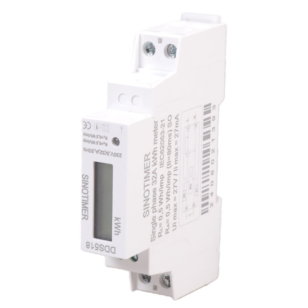 Однофазный электронный счетчик энергии 1P