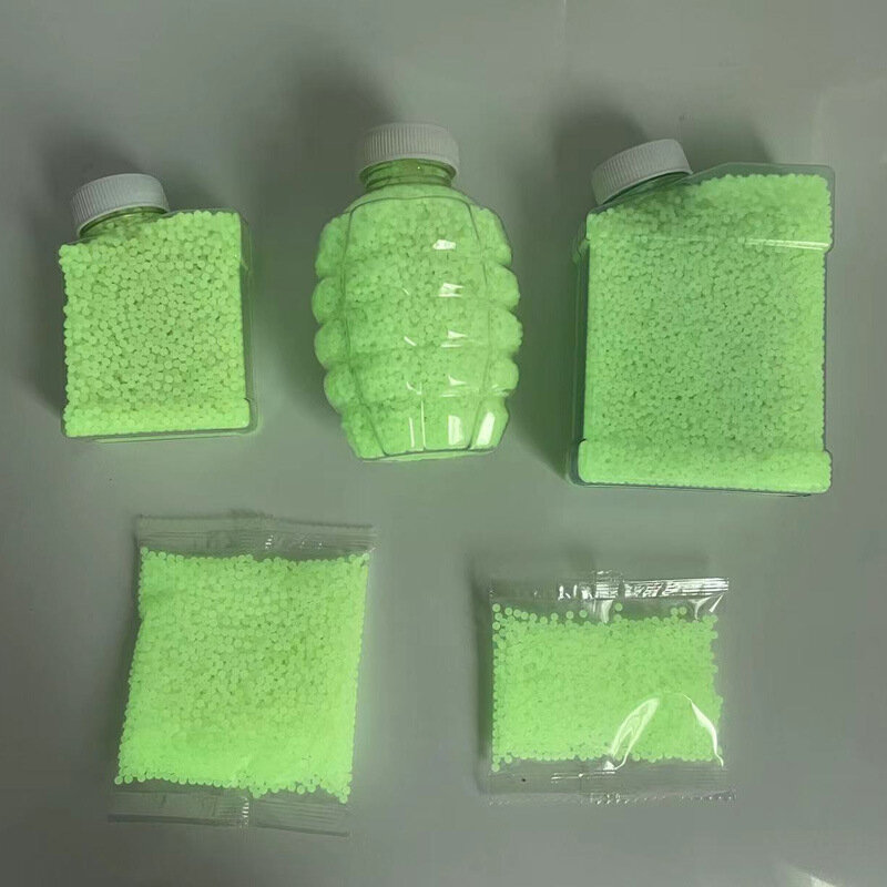 Яркая светящийся водяная бомба 7-8 мм отслеживает поглощающие воду шарики флуоресцентный кристалл Spitfire свинья