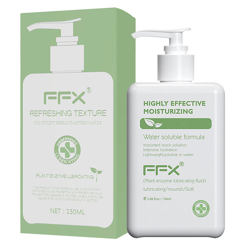 FFX растительный фермент смазочное масло для пар, водорастворимые продукты для взрослых смазка для тела белая бутылка