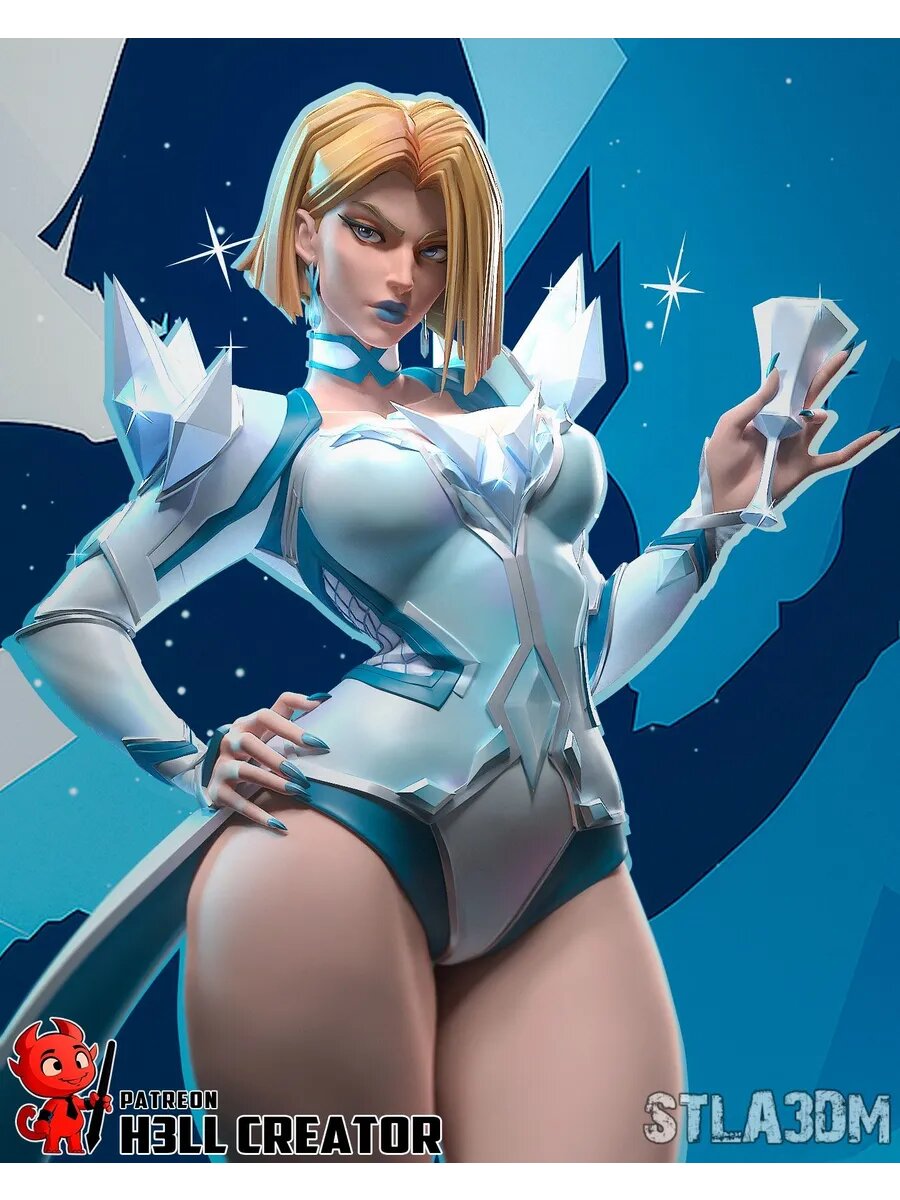 Коллекционная фигурка Emma Frost под покраску 20 см