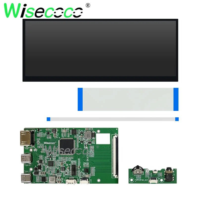 12,3-дюймовый сенсорный дисплей 1920x720 IPS растягивающаяся панель сверхширокоекран для Raspberry Pi Digital Signage ПК хост вторичный дисплей