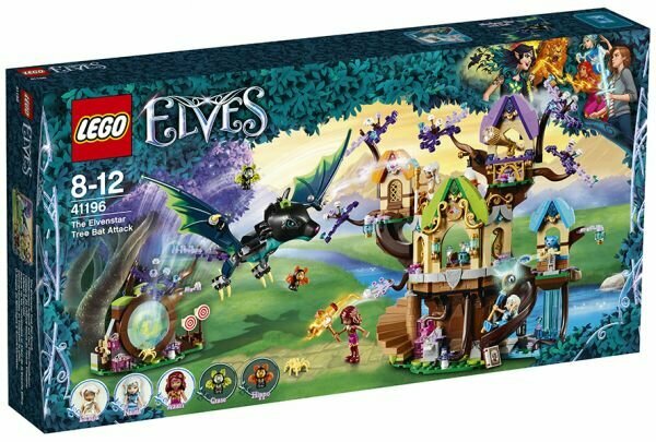 Lego 41196 Elves Нападение летучих мышей на Дерево эльфийских звёзд
