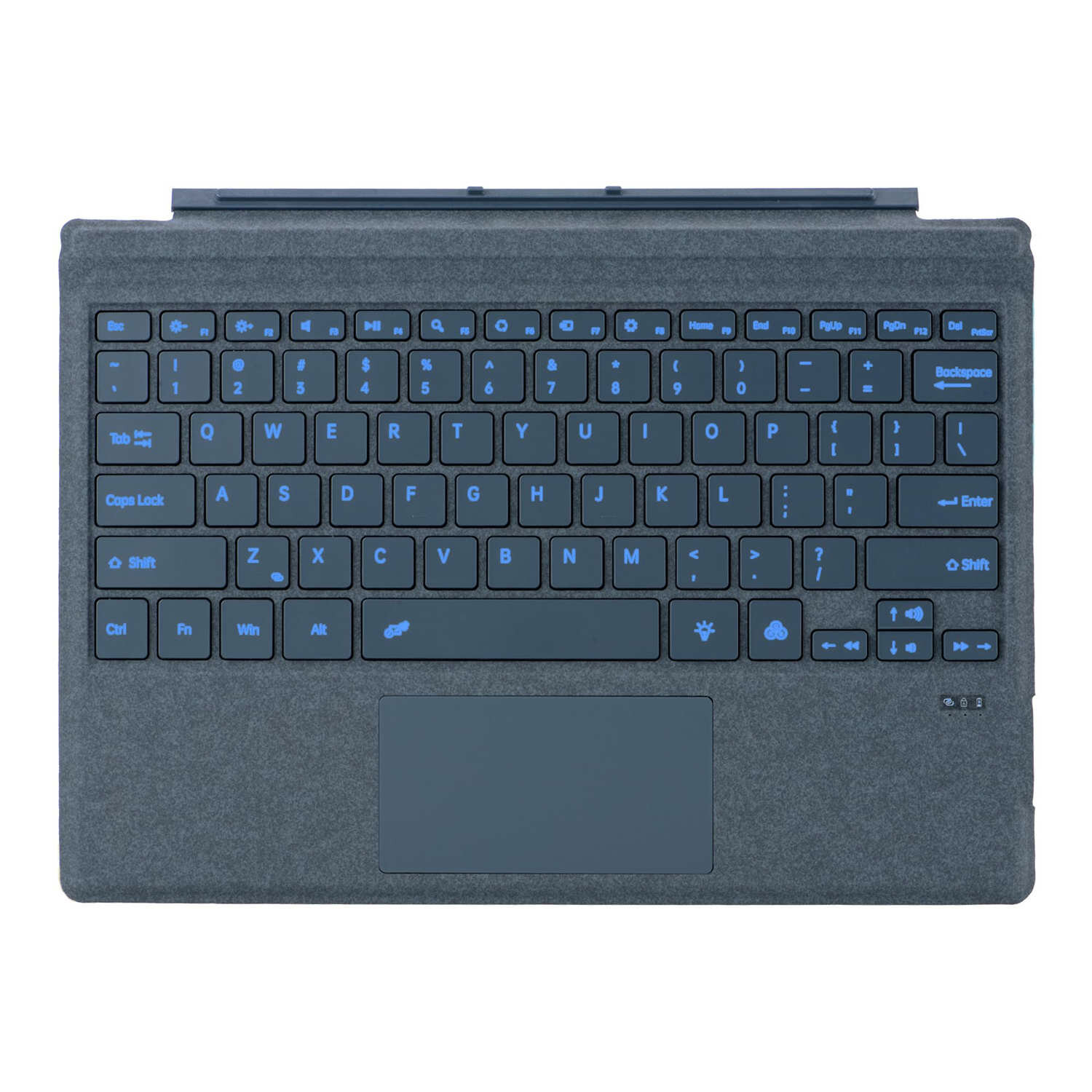 Планшетная Bluetooth-клавиатура для Microsoft Surface Pro 7 Plus/Pro 7/Pro 6/Pro 5/Pro 4/Pro 3 12.3-дюймовая тонкая беспроводная клавиатура для планшета с мультитачпадом