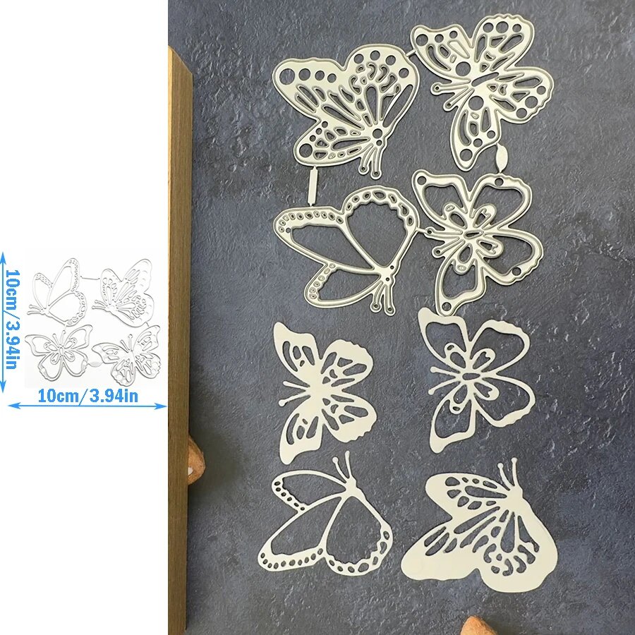 Металлические трафареты бабочки для скрапбукинга A209