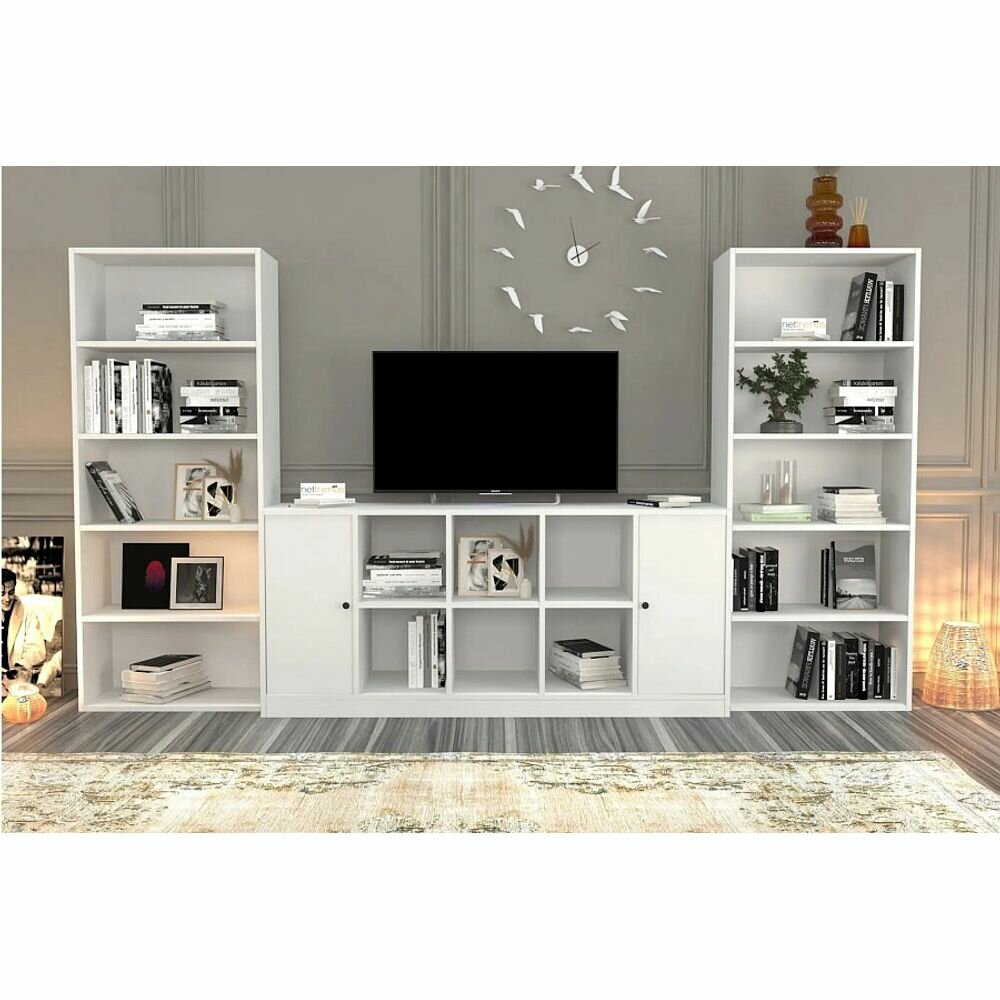 Фиеста К Стенка Билли Айден 5 Белый FS дизайн IKEA