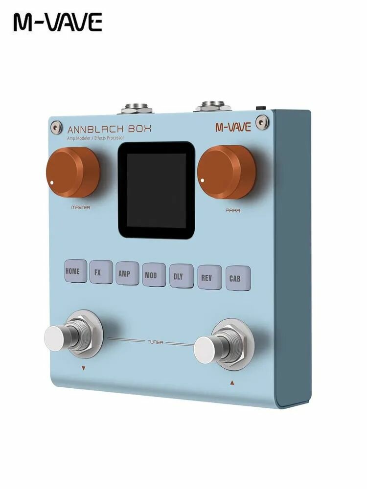 M-VAVE AnnBlackbox Гитарный / басовый усилитель Modeler с мультиэффектным процессором, перезаряжаемый для бас-гитары с электрогитарой