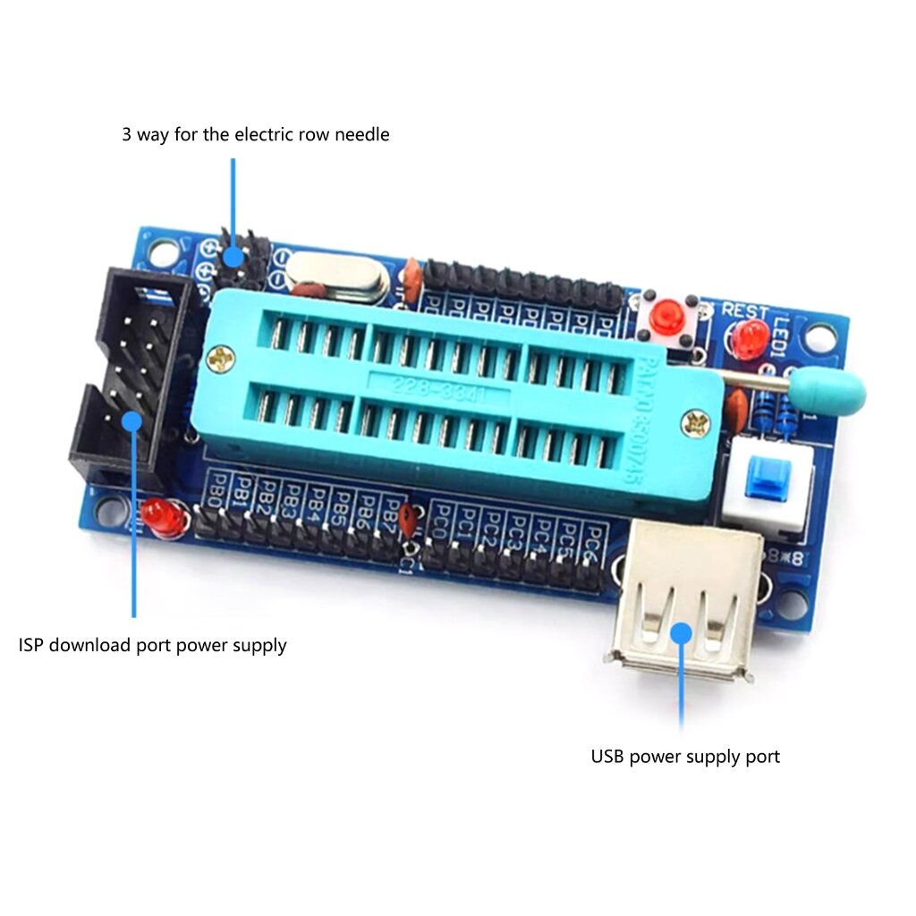 Развитая плата ATmega8/48/88 — фото 1