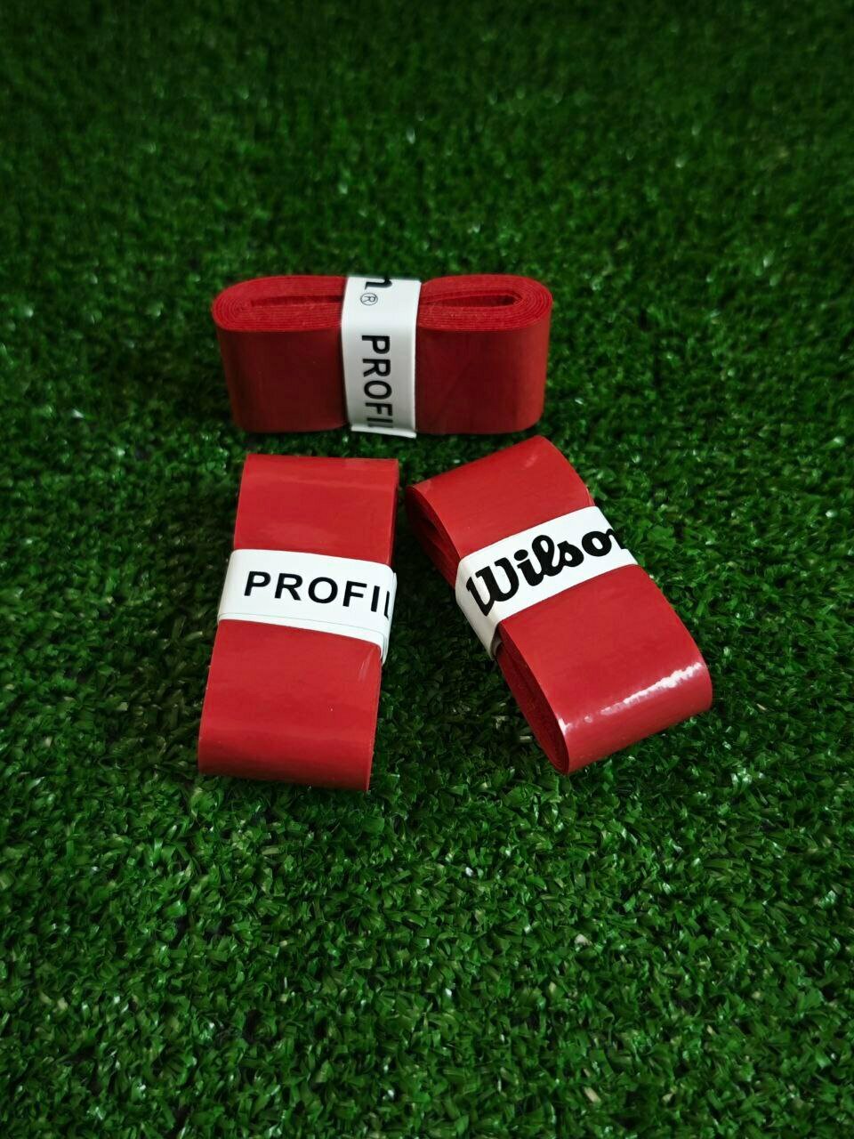 Намотки для теннисной ракетки красные (3шт.)