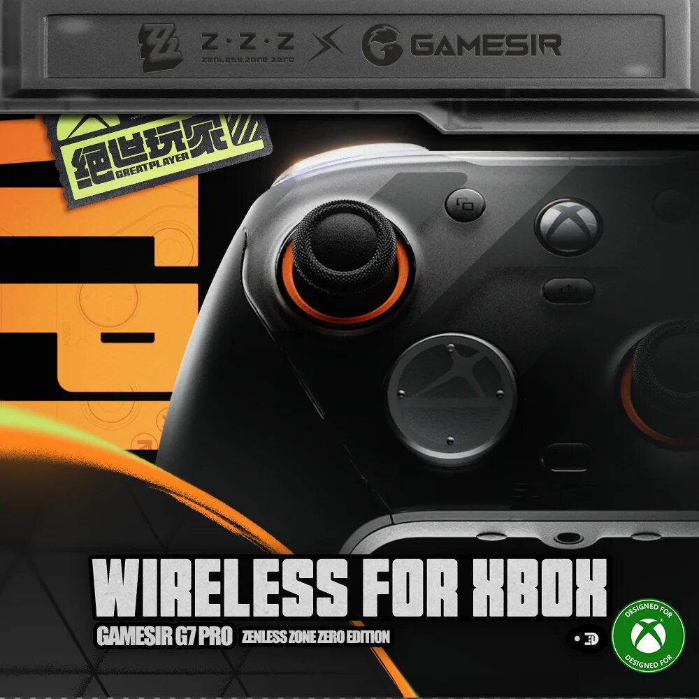 GameSir G7 Pro Zenless Zone Zero Edition, беспроводной контроллер для Xbox для Xbox Series X|S, Xbox One X|S, Steam, ПК, Android