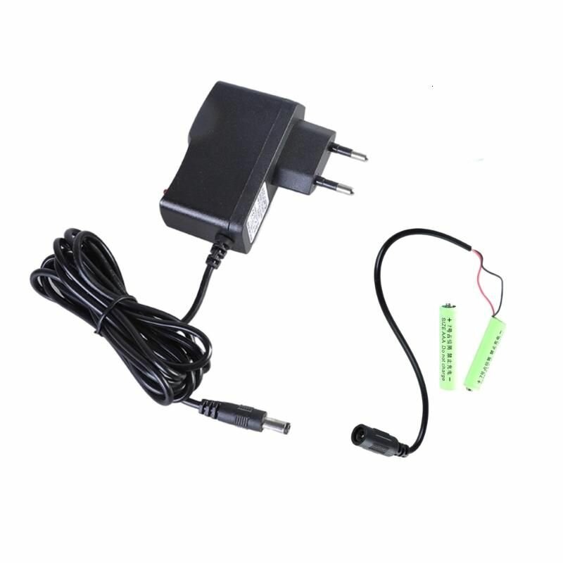 Адаптер питания 3V AC100V-240V для замены батареек 2x3A LR03 в бытовой электронике, заменяет 2x1.5V, 3 метра