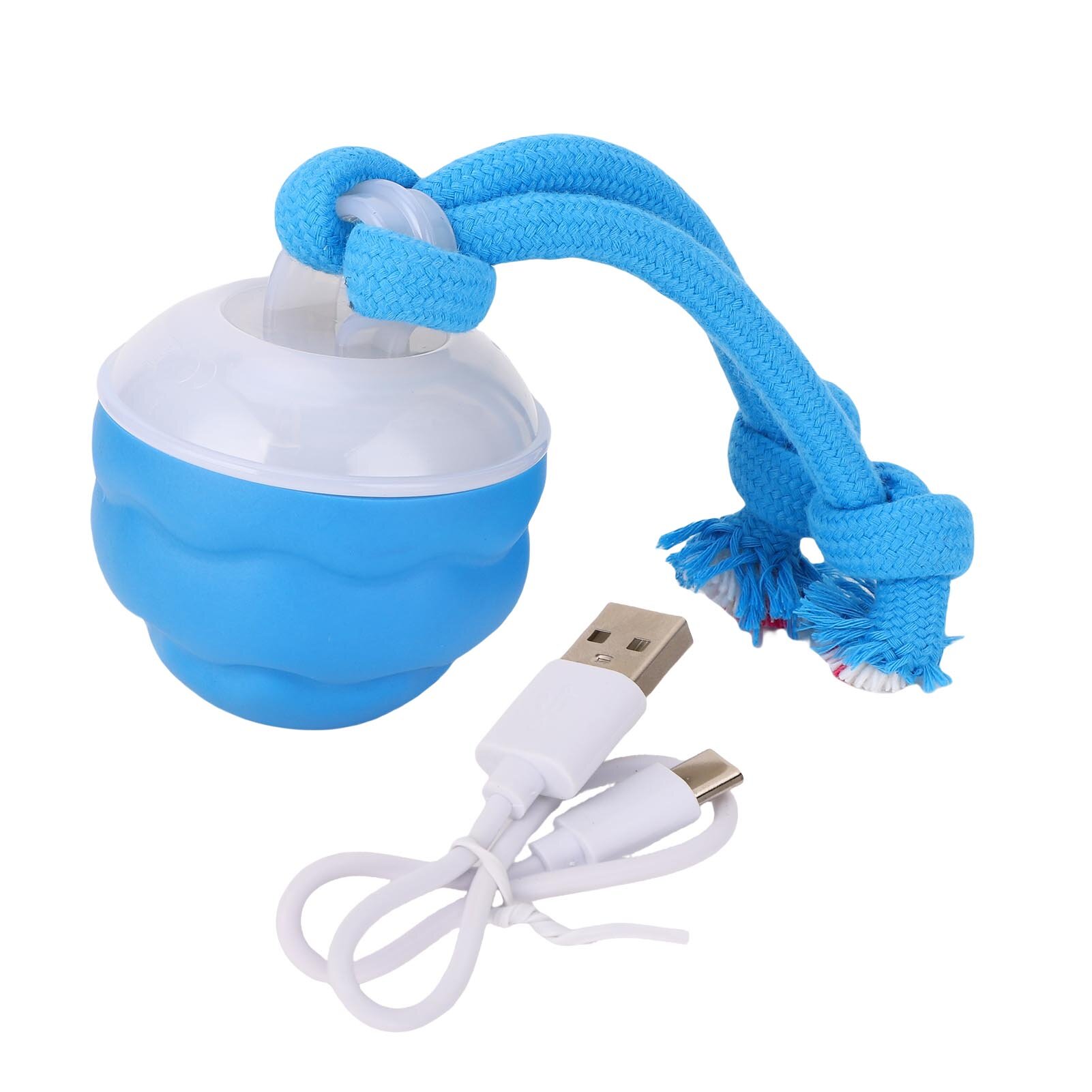 Умная интерактивная игрушка-мяч для собак, перезаряжаемая, пищащая, с автоматическим движением, для щенков.