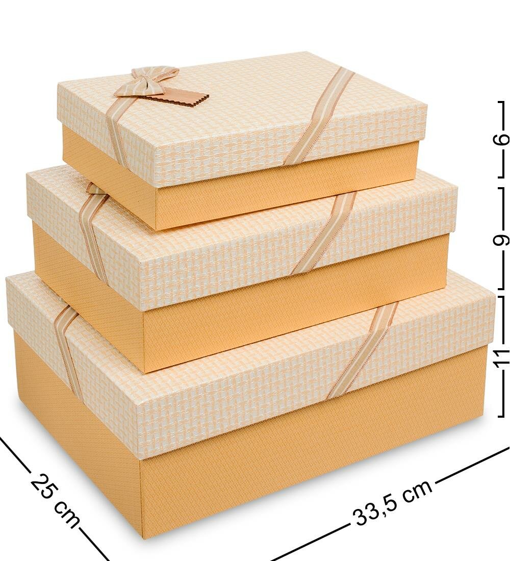 Набор коробок из 3шт Прямоугольник WF-66 Packing Symphony Финляндия Картон, бумага