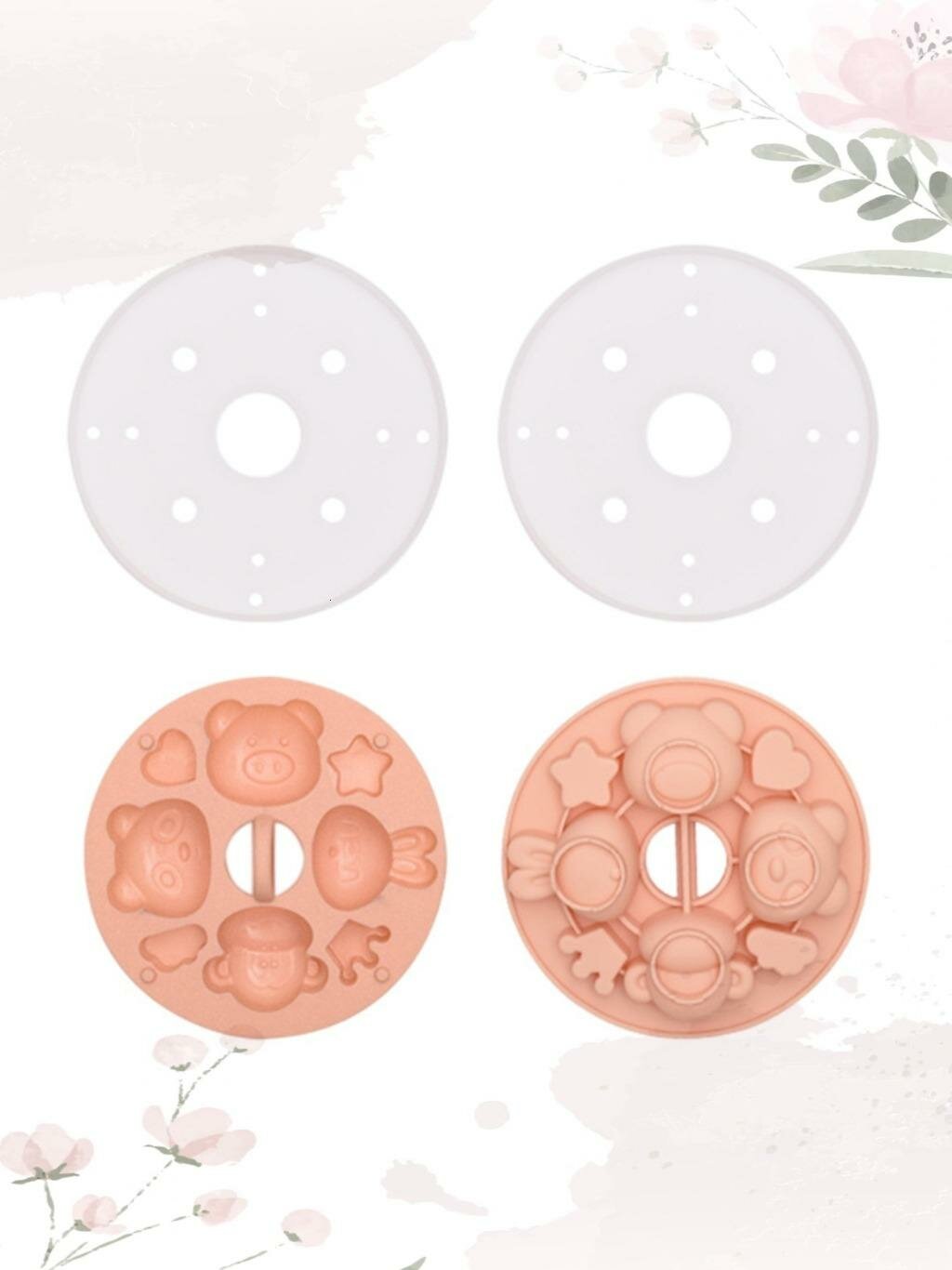 Форма для желе и пудинга из силикона, Розовый