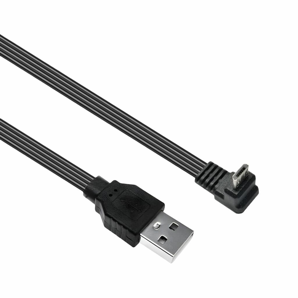 Кабель-Адаптер USB 2.0-5pin Со Скоростью 480 Мбит/ С И Мощностью 10 Вт Для Зарядки И Передачи Данных С Поворотом Под Углом 90 Для Планшетов, Игрушечной Лампы
