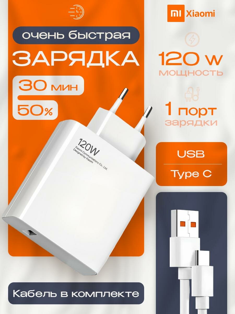 Адаптер для быстрой зарядки 120W